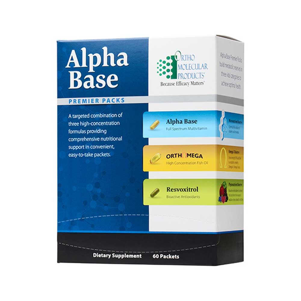 Alpha Base Capsules Premier Packs ortho Molecular Products